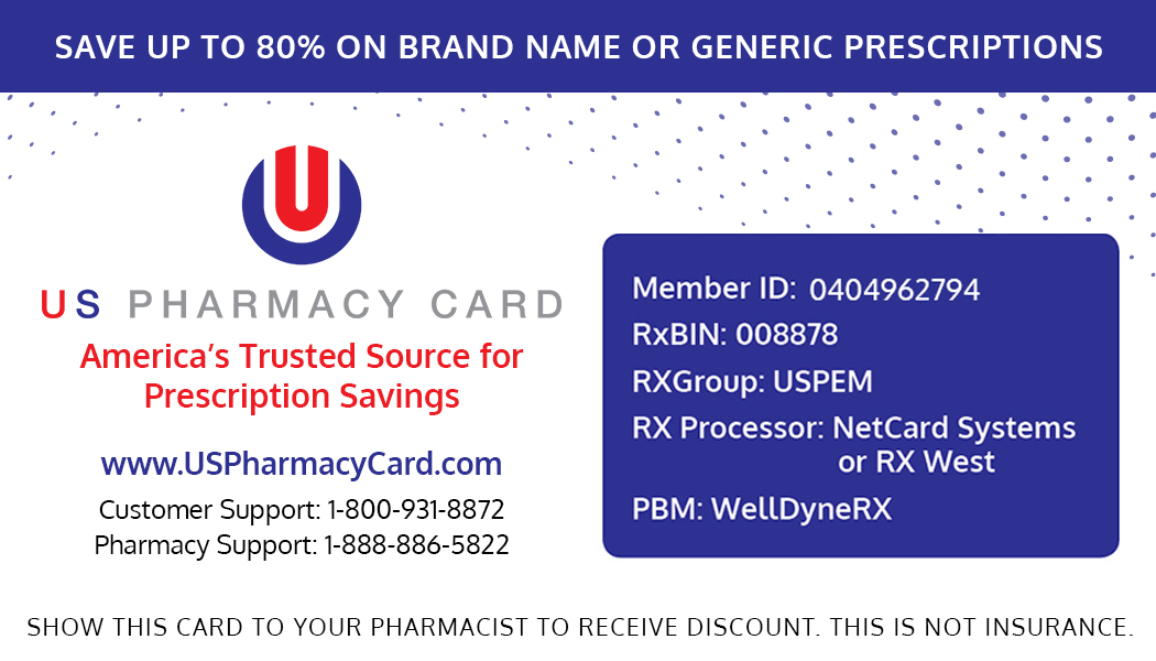 US Pharmacy Card - Prescription Discount Card | Free Pharmacy RX ...